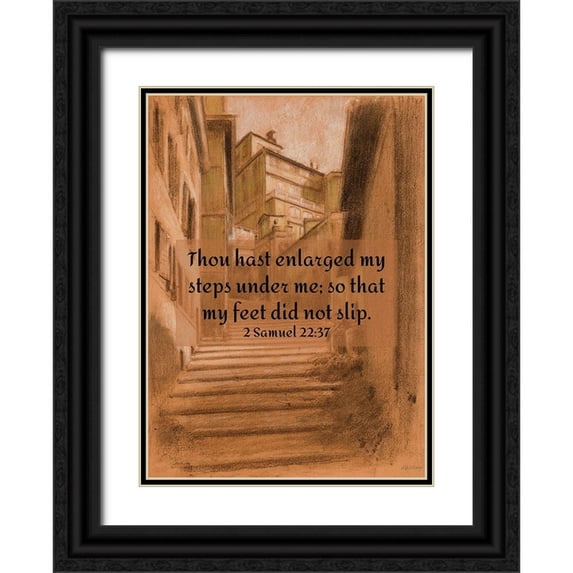 ArtsyQuotes 24x32 Black Ornate Wood Framed with Double Matting Museum ...