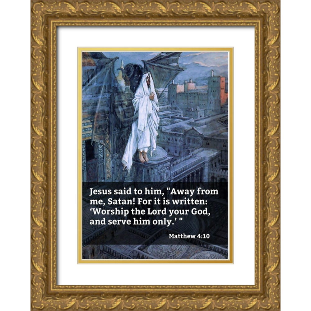 ArtsyQuotes 24x32 Gold Ornate Wood Framed with Double Matting Museum ...