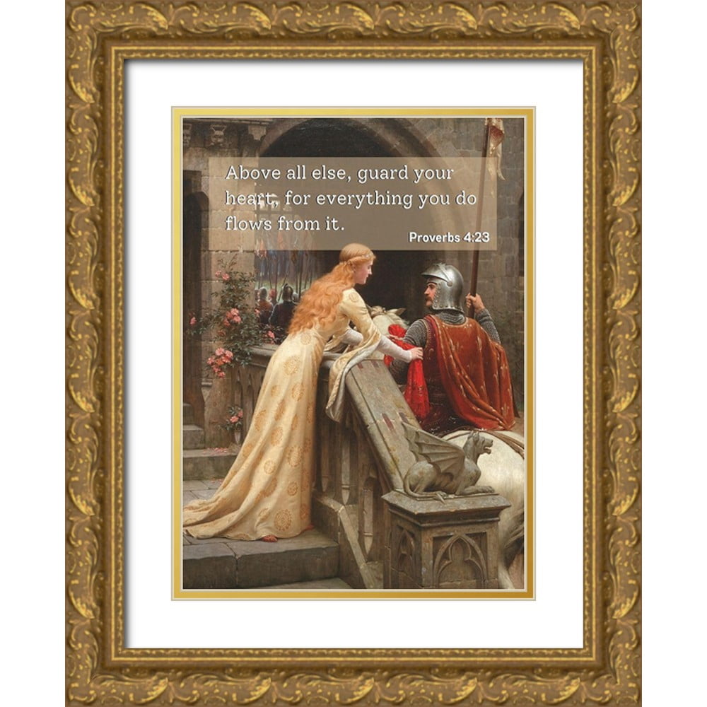 ArtsyQuotes 24x32 Gold Ornate Wood Framed with Double Matting Museum ...