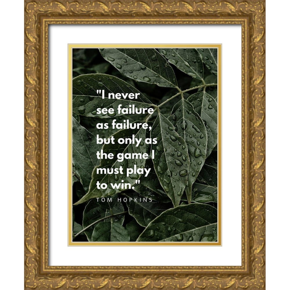 ArtsyQuotes 25x32 Gold Ornate Wood Framed with Double Matting Museum ...