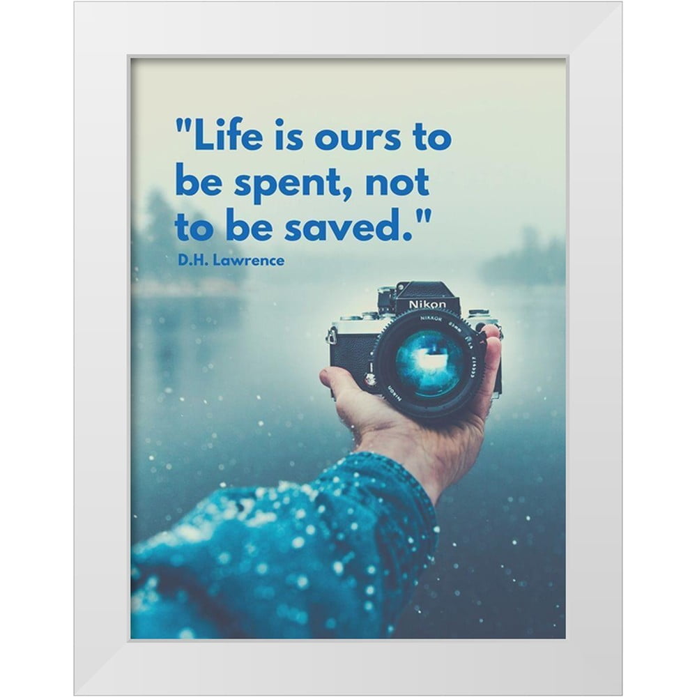 ArtsyQuotes 25x32 White Modern Wood Framed Museum Art Print Titled - D ...