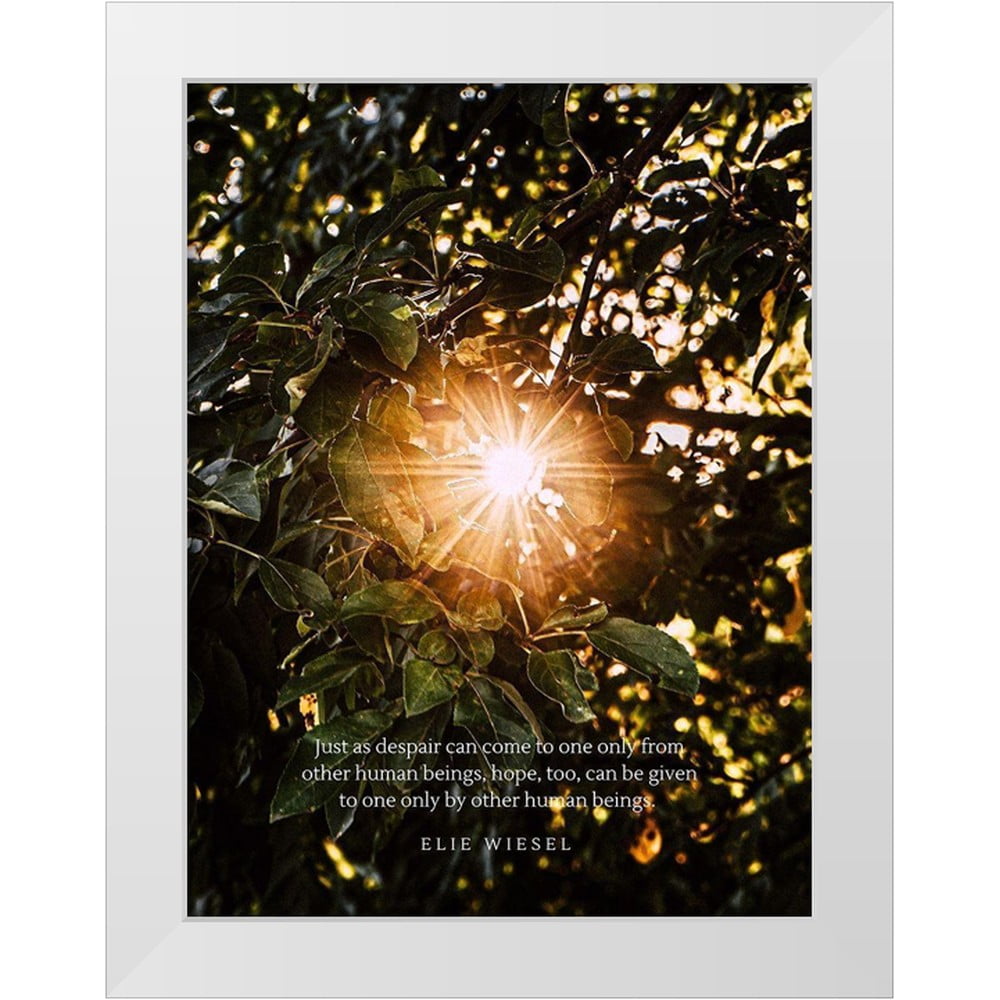 ArtsyQuotes 25x32 White Modern Wood Framed Museum Art Print Titled ...