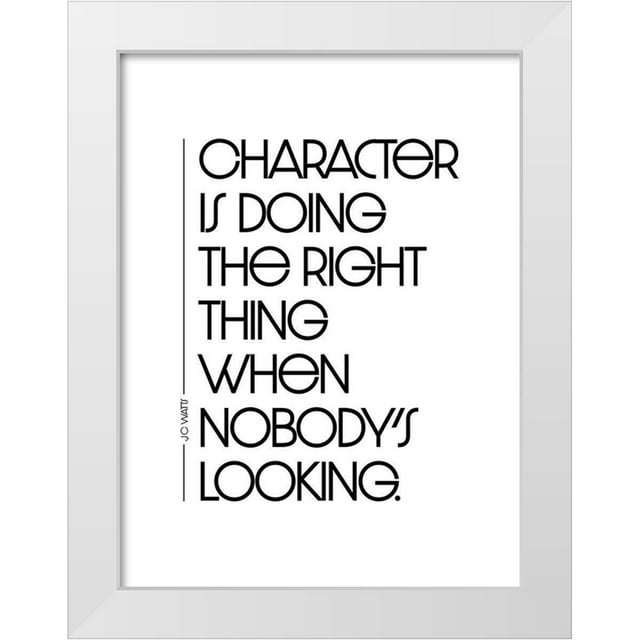 ArtsyQuotes 25x32 White Modern Wood Framed Museum Art Print Titled - J ...