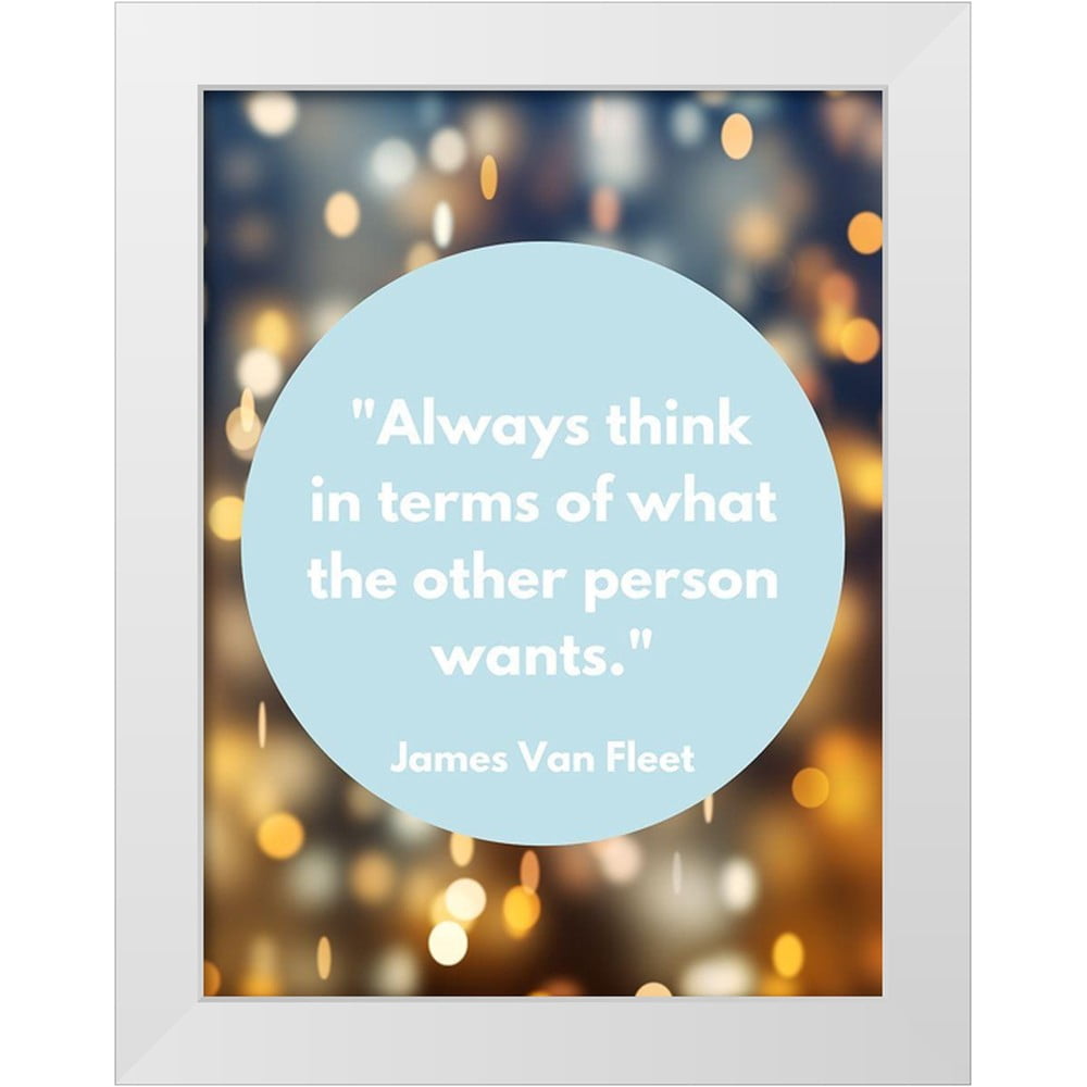ArtsyQuotes 25x32 White Modern Wood Framed Museum Art Print Titled ...