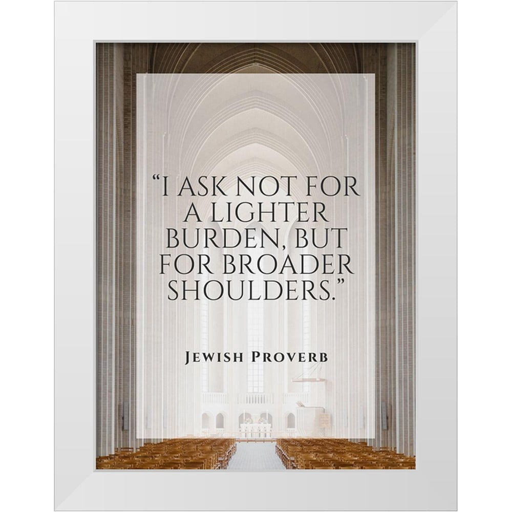 ArtsyQuotes 25x32 White Modern Wood Framed Museum Art Print Titled ...
