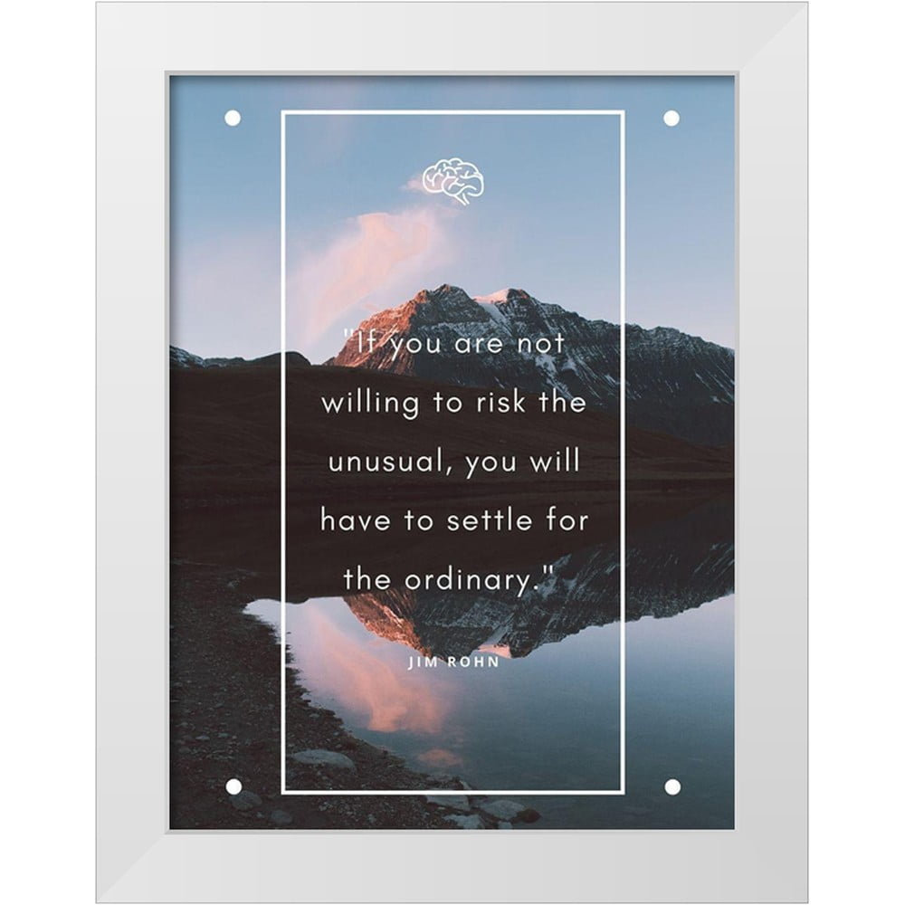 ArtsyQuotes 25x32 White Modern Wood Framed Museum Art Print Titled ...
