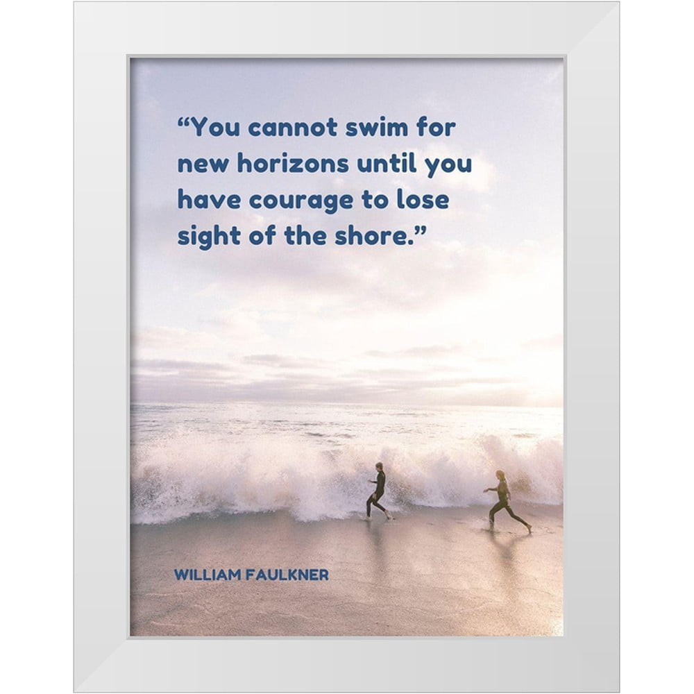 ArtsyQuotes 25x32 White Modern Wood Framed Museum Art Print Titled ...
