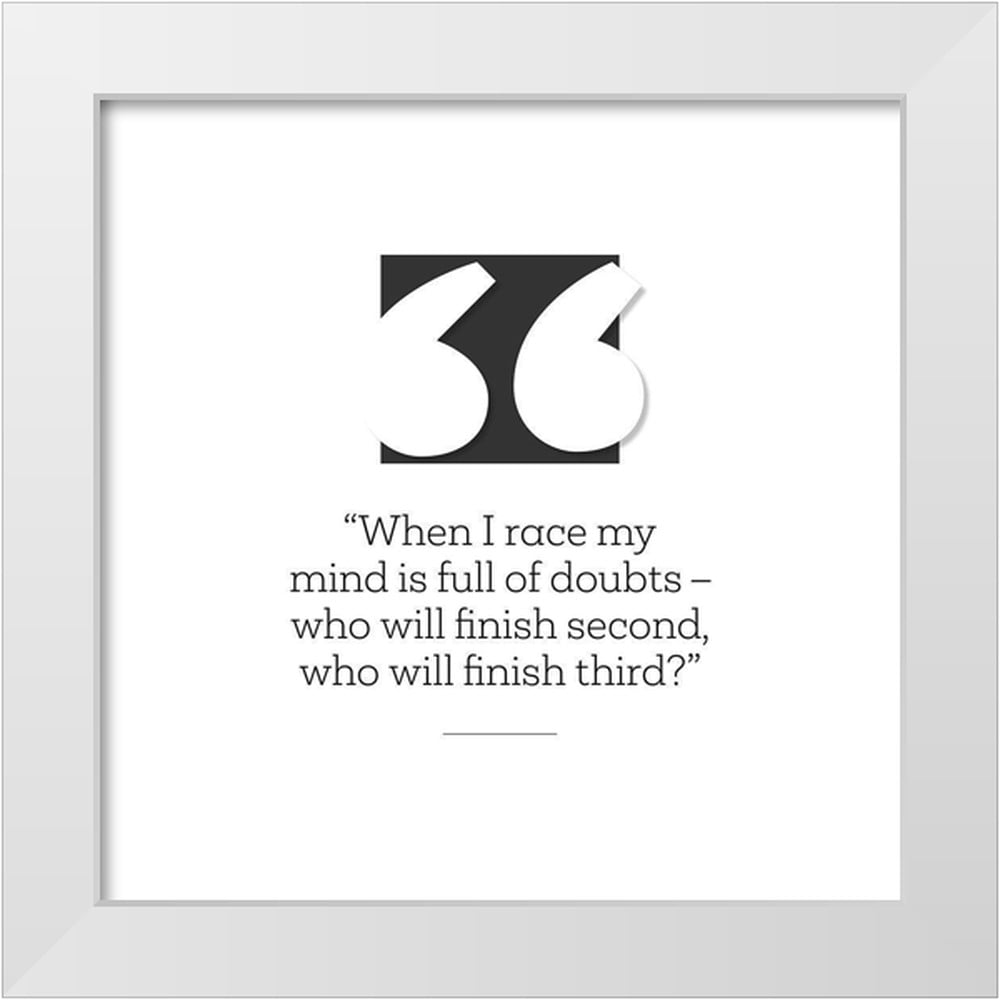 ArtsyQuotes 26x26 White Modern Wood Framed Museum Art Print Titled ...