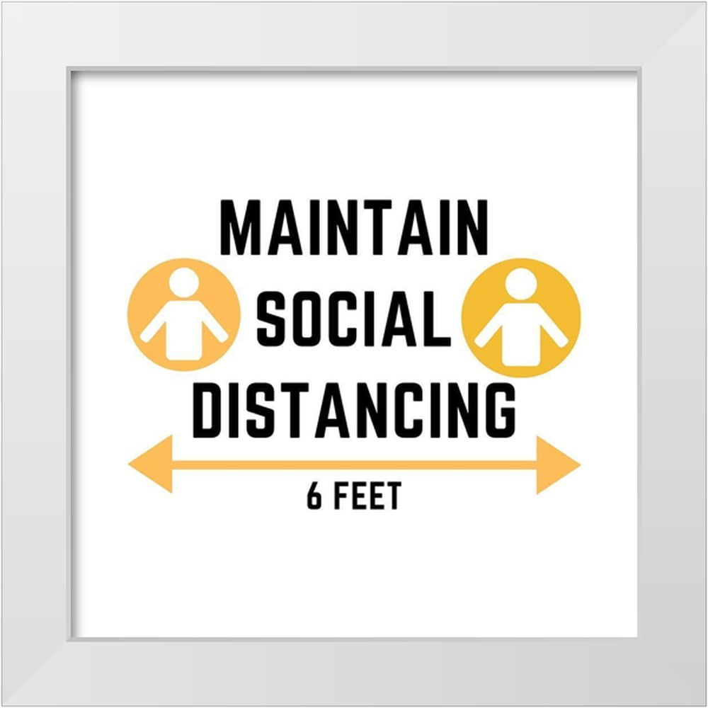 ArtsyQuotes 26x26 White Modern Wood Framed Museum Art Print Titled ...