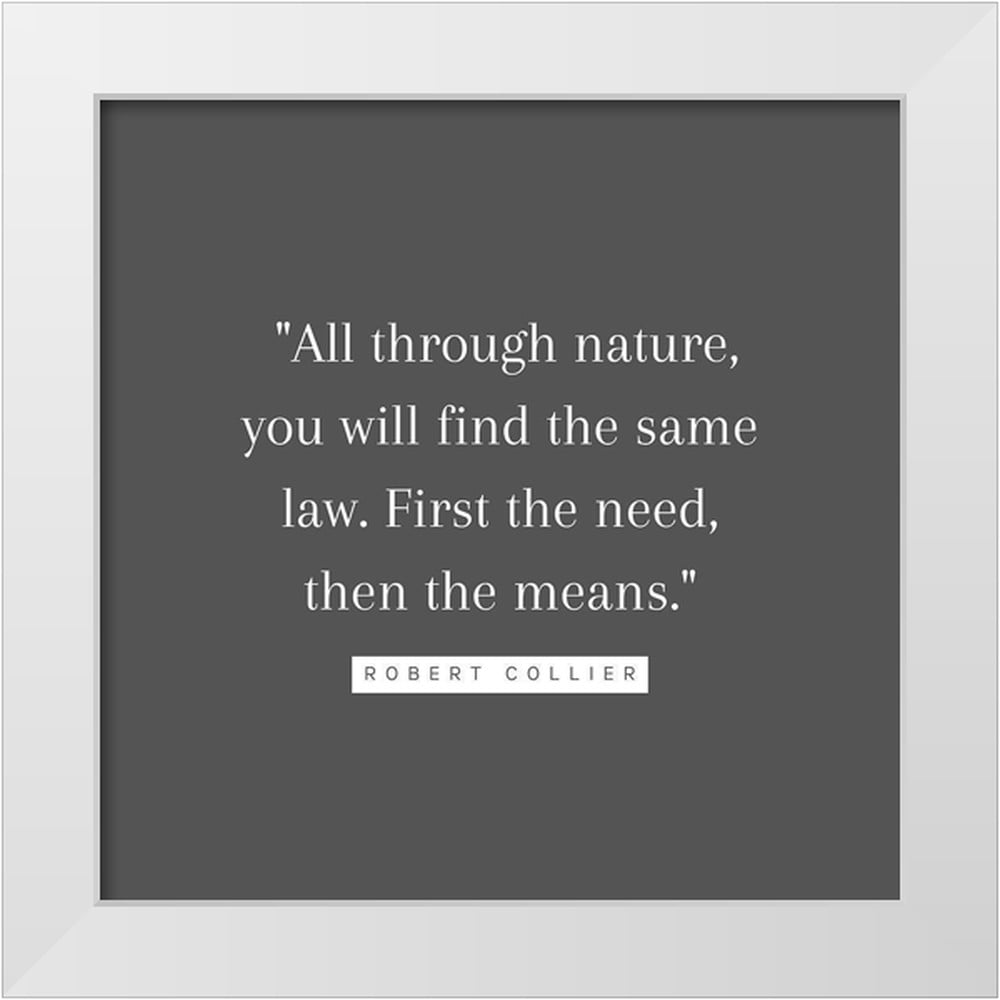 ArtsyQuotes 26x26 White Modern Wood Framed Museum Art Print Titled ...