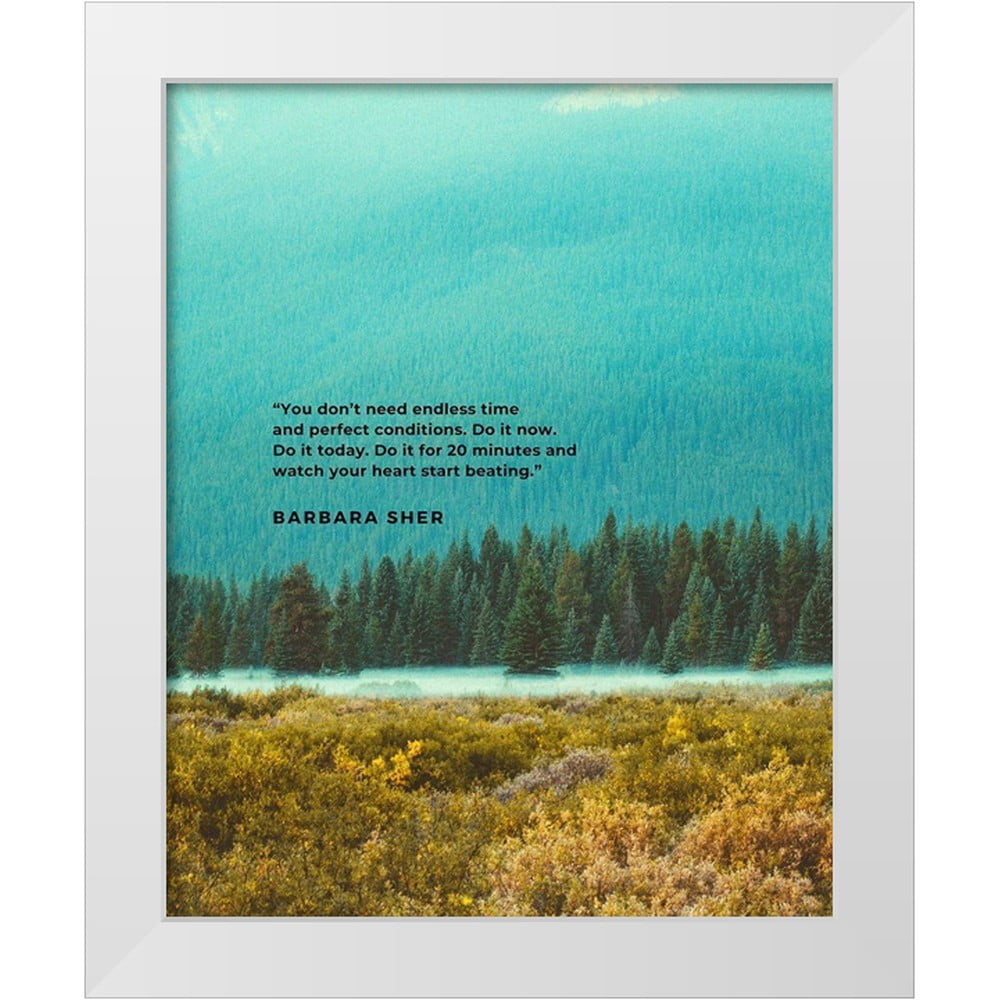 ArtsyQuotes 26x32 White Modern Wood Framed Museum Art Print Titled ...
