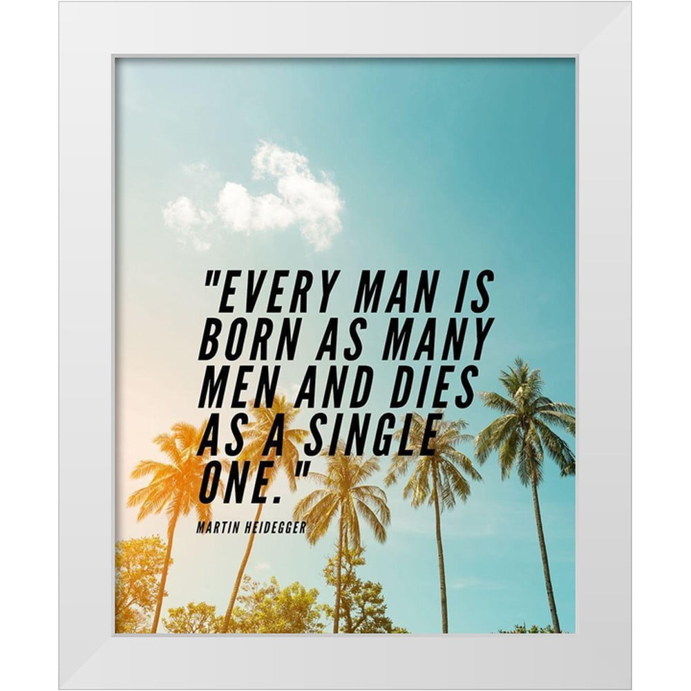ArtsyQuotes 26x32 White Modern Wood Framed Museum Art Print Titled ...