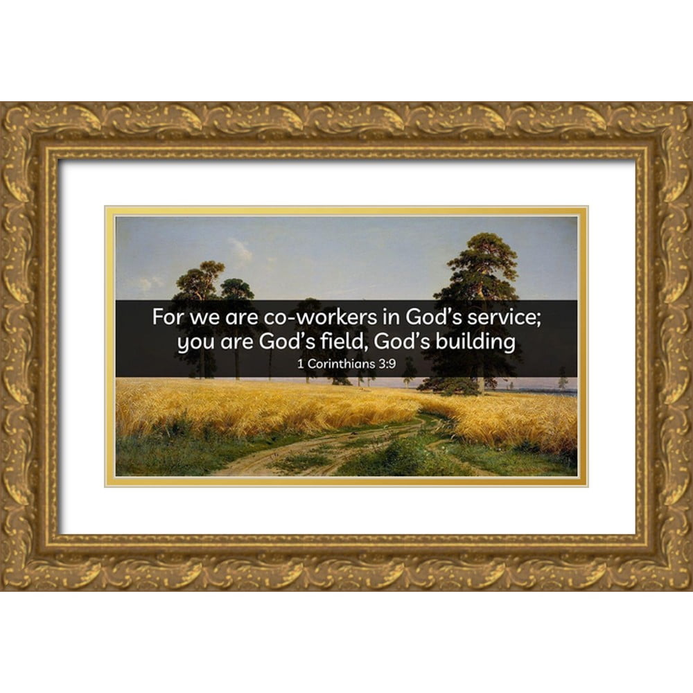 ArtsyQuotes 32x20 Gold Ornate Wood Framed with Double Matting Museum ...