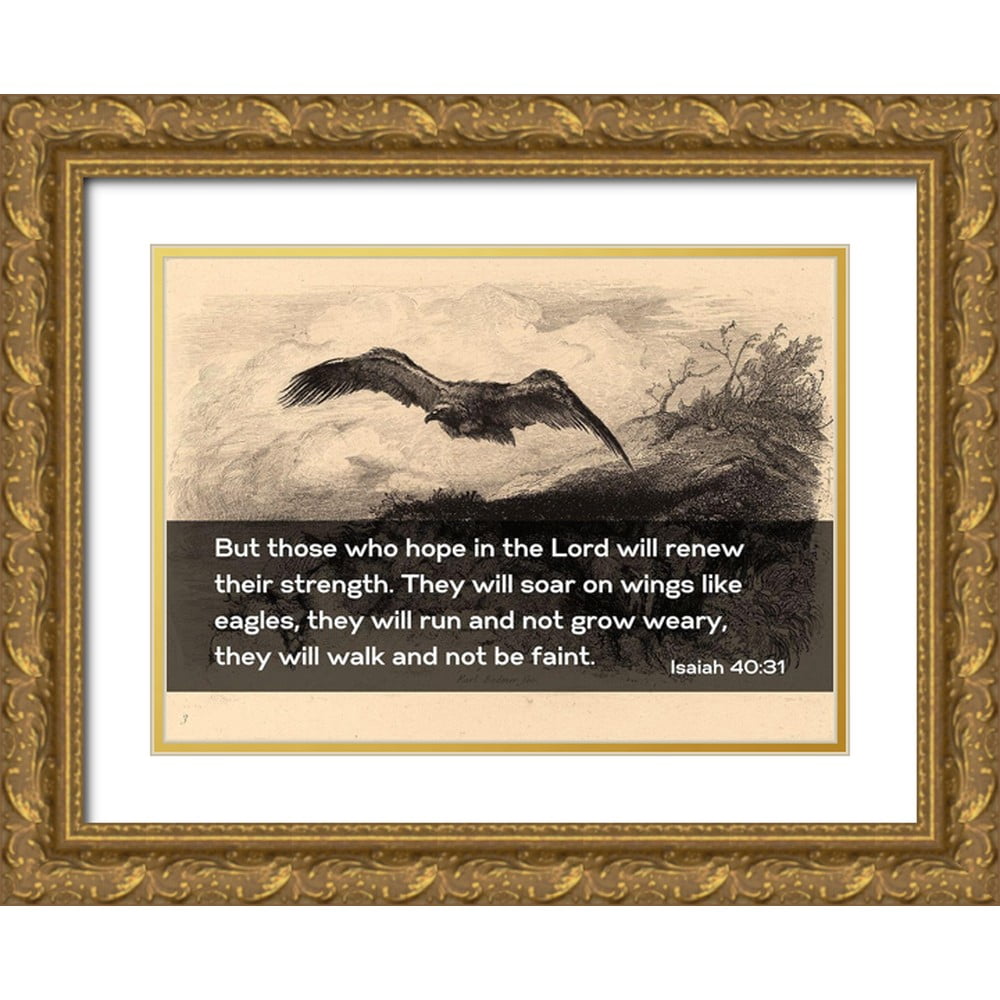 ArtsyQuotes 32x24 Gold Ornate Wood Framed with Double Matting Museum ...