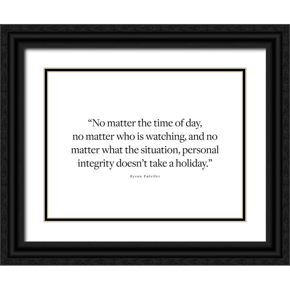 ArtsyQuotes 32x25 Black Ornate Wood Framed with Double Matting Museum ...