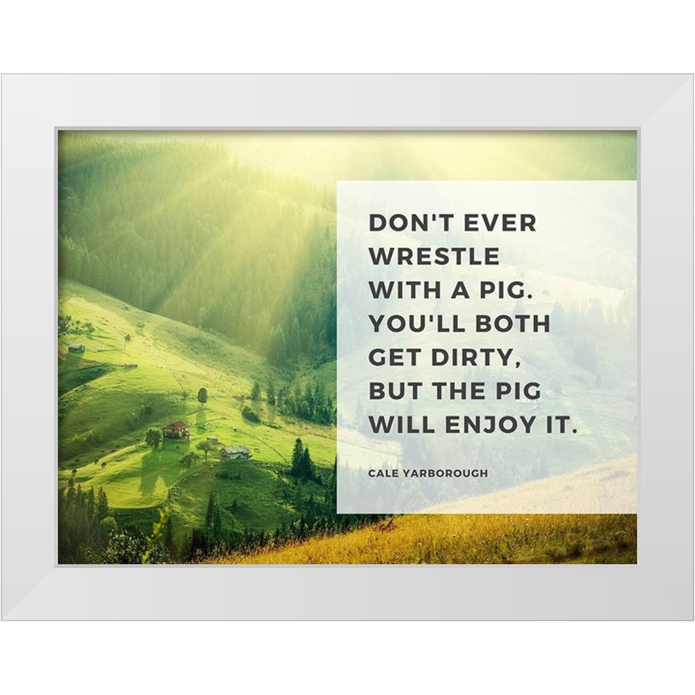 ArtsyQuotes 32x25 White Modern Wood Framed Museum Art Print Titled ...