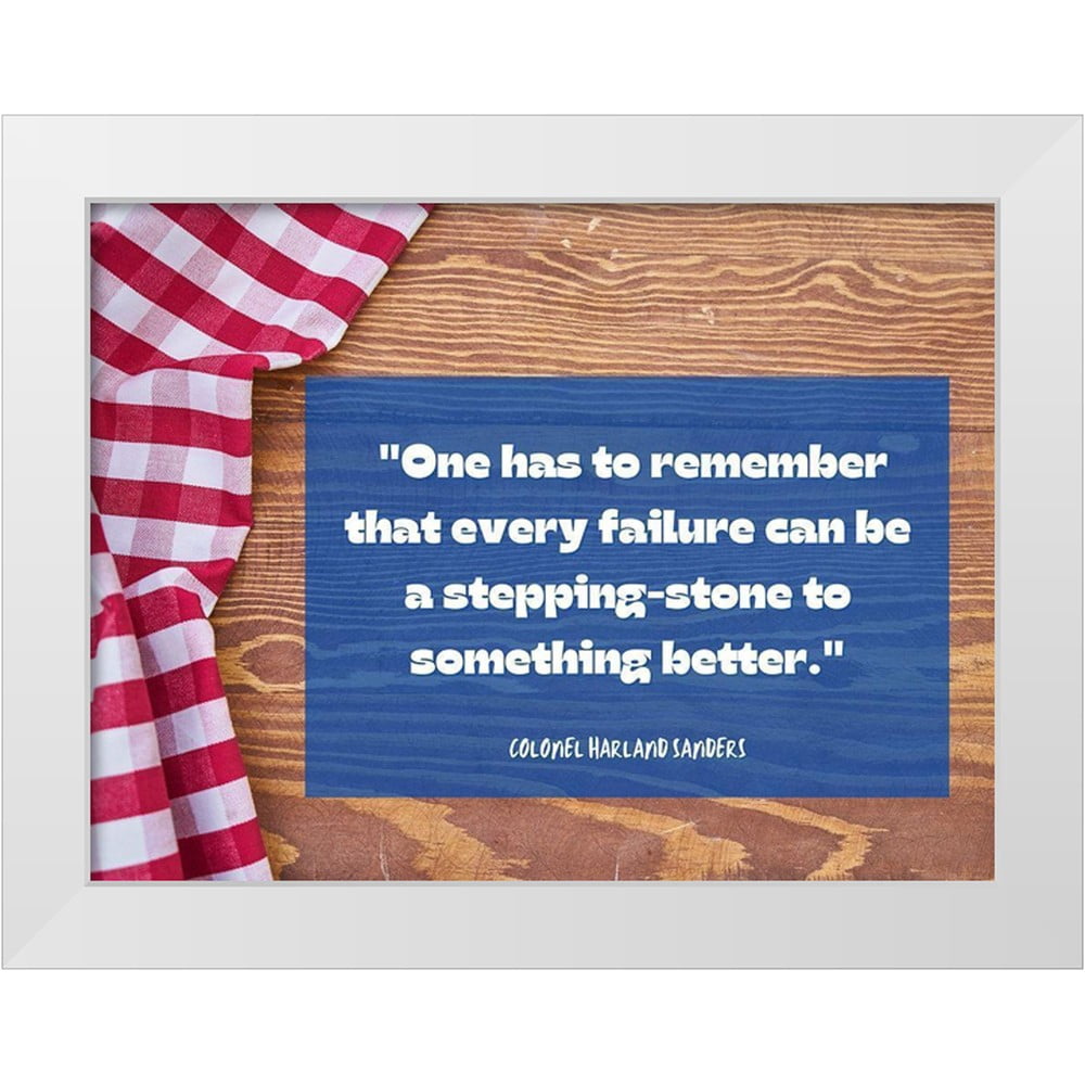 ArtsyQuotes 32x25 White Modern Wood Framed Museum Art Print Titled ...