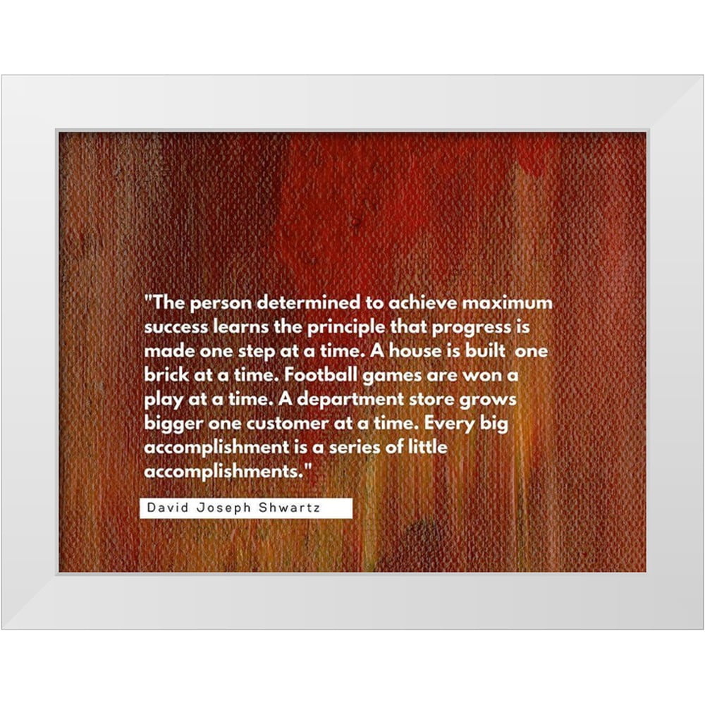 ArtsyQuotes 32x25 White Modern Wood Framed Museum Art Print Titled ...