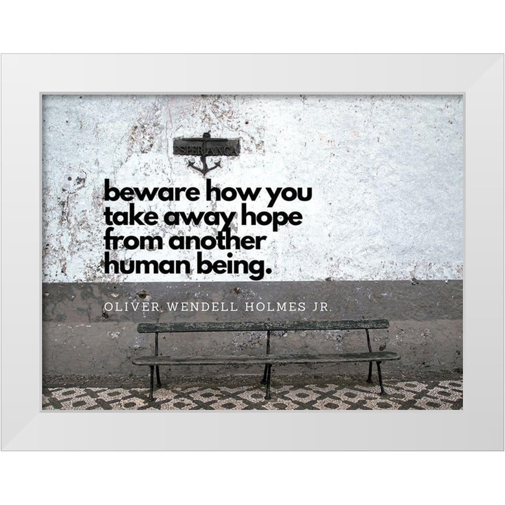 ArtsyQuotes 32x25 White Modern Wood Framed Museum Art Print Titled ...