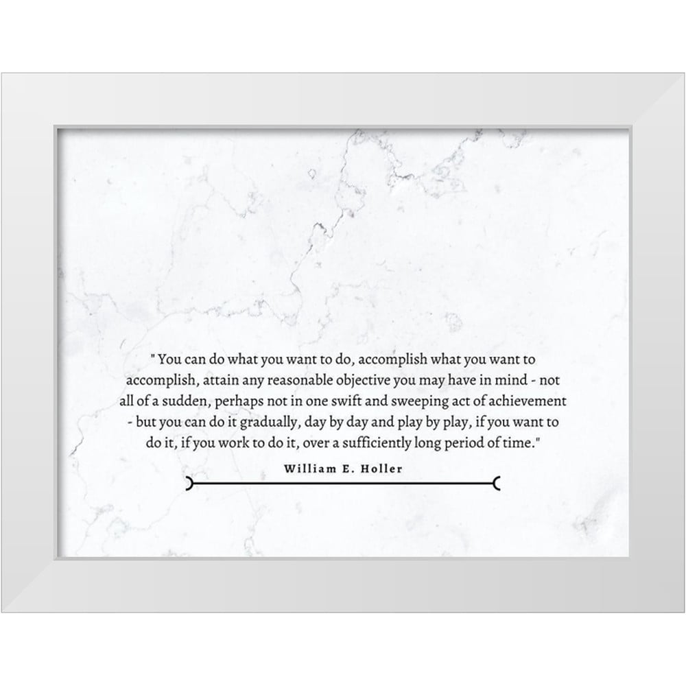 ArtsyQuotes 32x25 White Modern Wood Framed Museum Art Print Titled ...