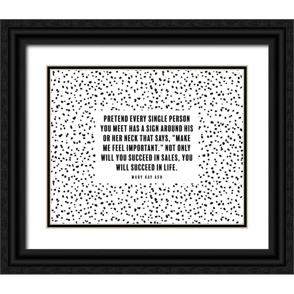 ArtsyQuotes 32x26 Black Ornate Wood Framed with Double Matting Museum ...
