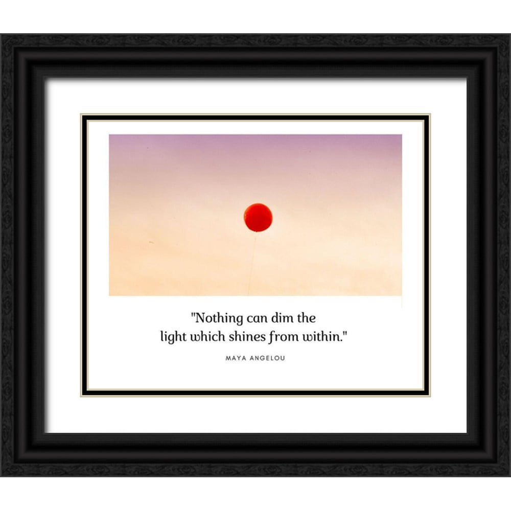 ArtsyQuotes 32x26 Black Ornate Wood Framed with Double Matting Museum ...