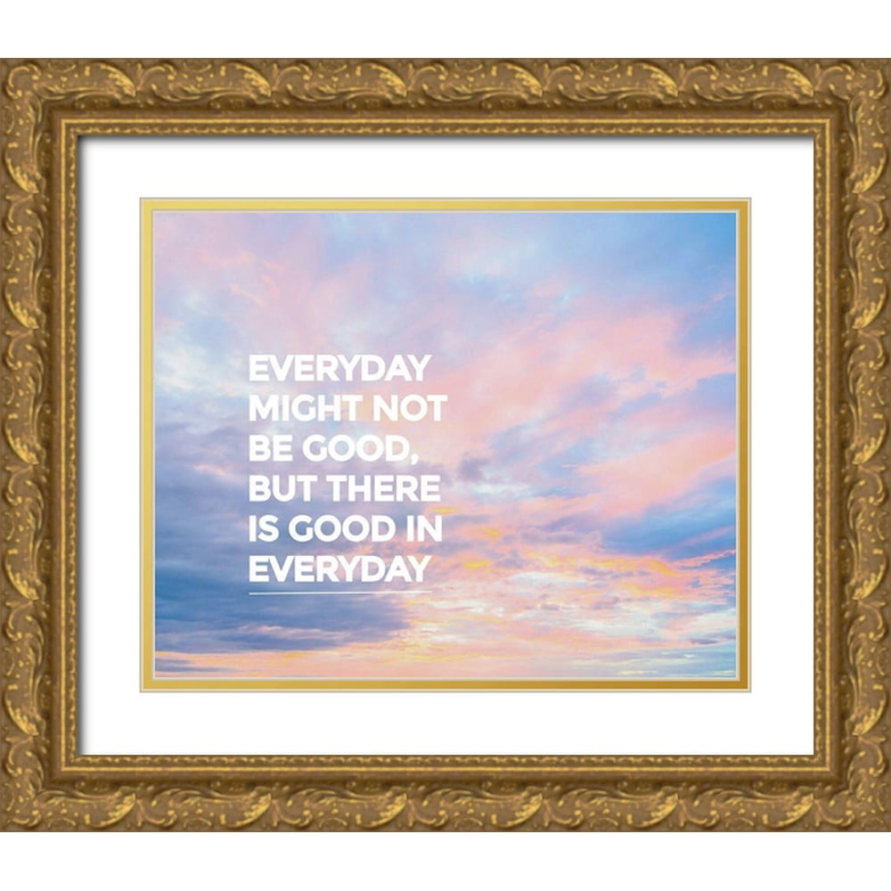 ArtsyQuotes 32x26 Gold Ornate Wood Framed with Double Matting Museum ...