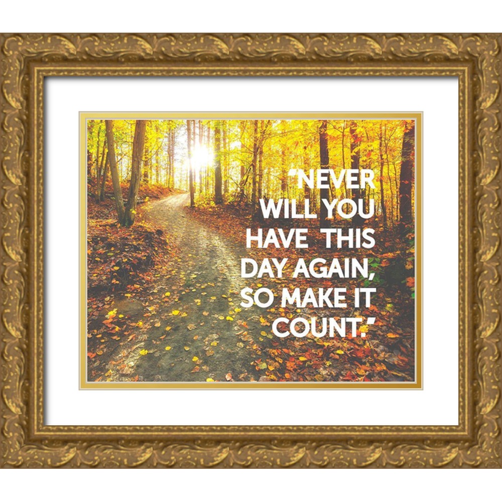 ArtsyQuotes 32x26 Gold Ornate Wood Framed with Double Matting Museum ...
