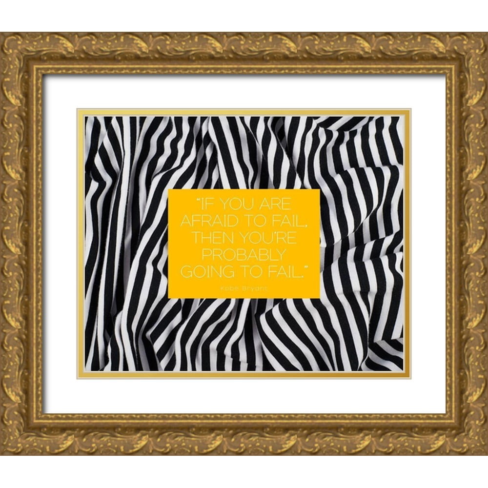 ArtsyQuotes 32x26 Gold Ornate Wood Framed with Double Matting Museum ...