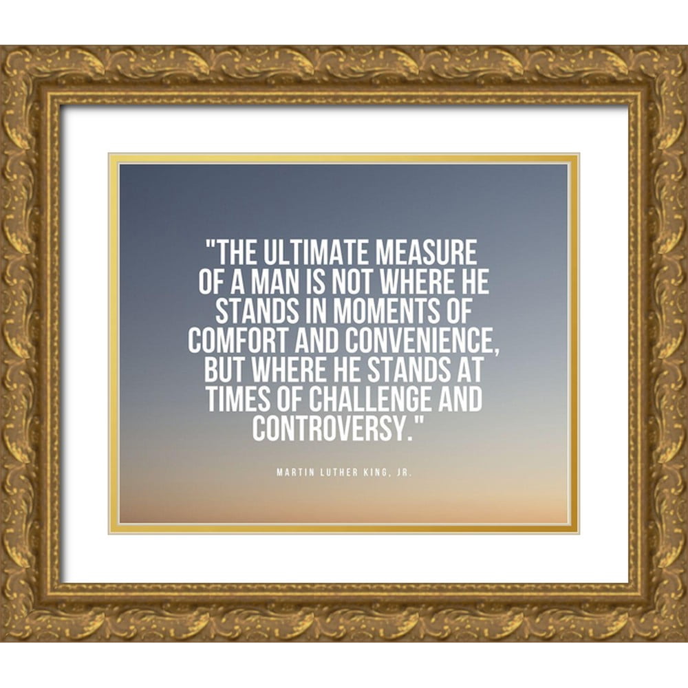 ArtsyQuotes 32x26 Gold Ornate Wood Framed with Double Matting Museum ...