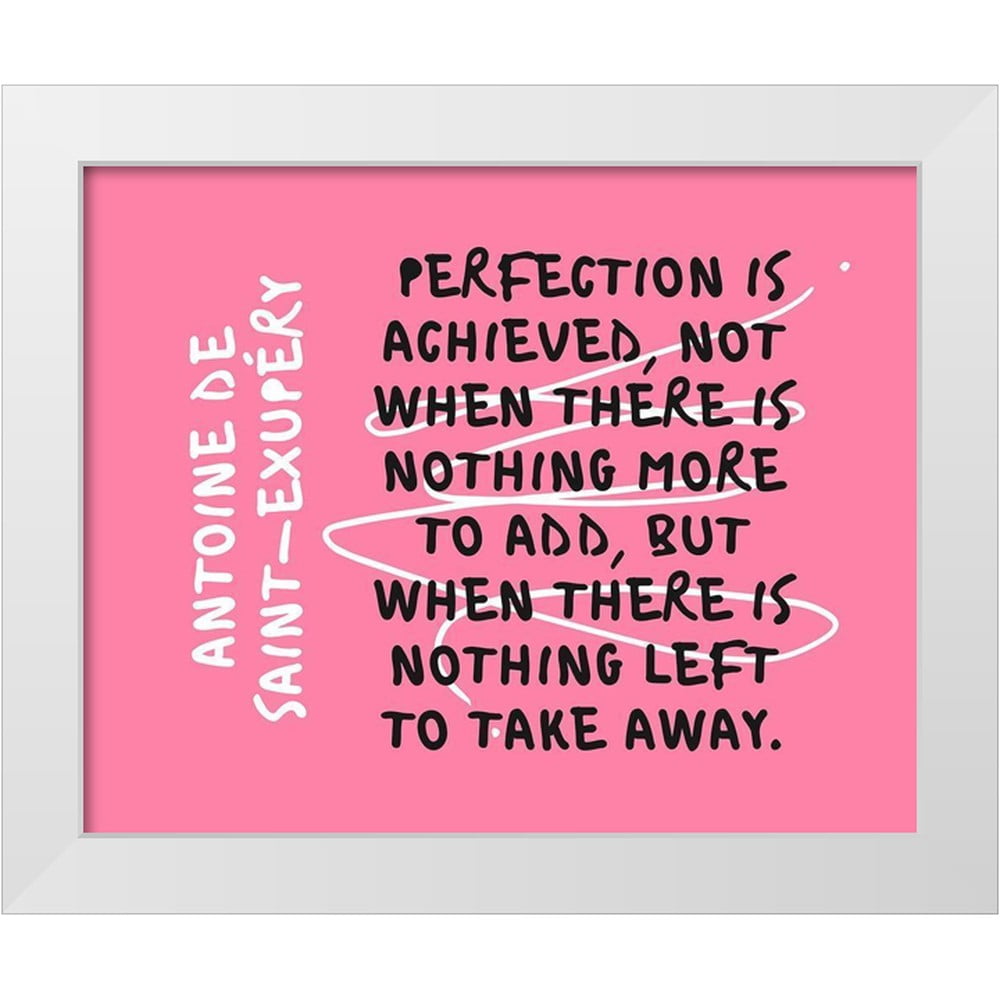 ArtsyQuotes 32x26 White Modern Wood Framed Museum Art Print Titled ...