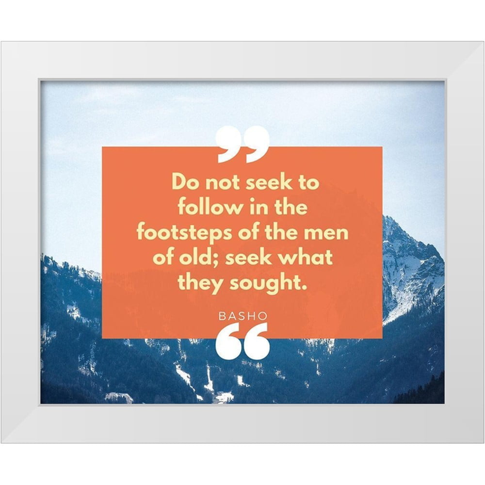 ArtsyQuotes 32x26 White Modern Wood Framed Museum Art Print Titled ...