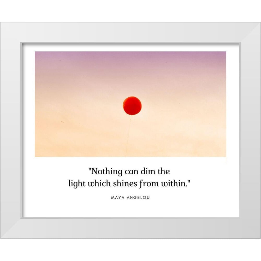 ArtsyQuotes 32x26 White Modern Wood Framed Museum Art Print Titled ...