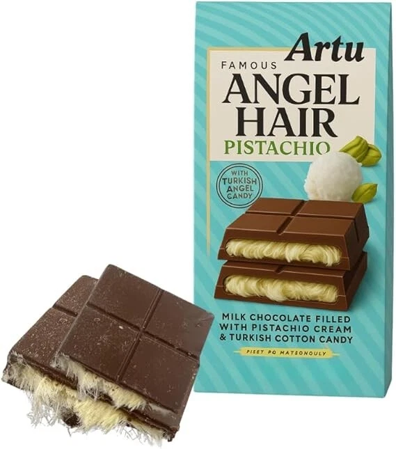 Artu Angel Hair Dark Chocolate Pistachio Cream, 172g - Walmart.com