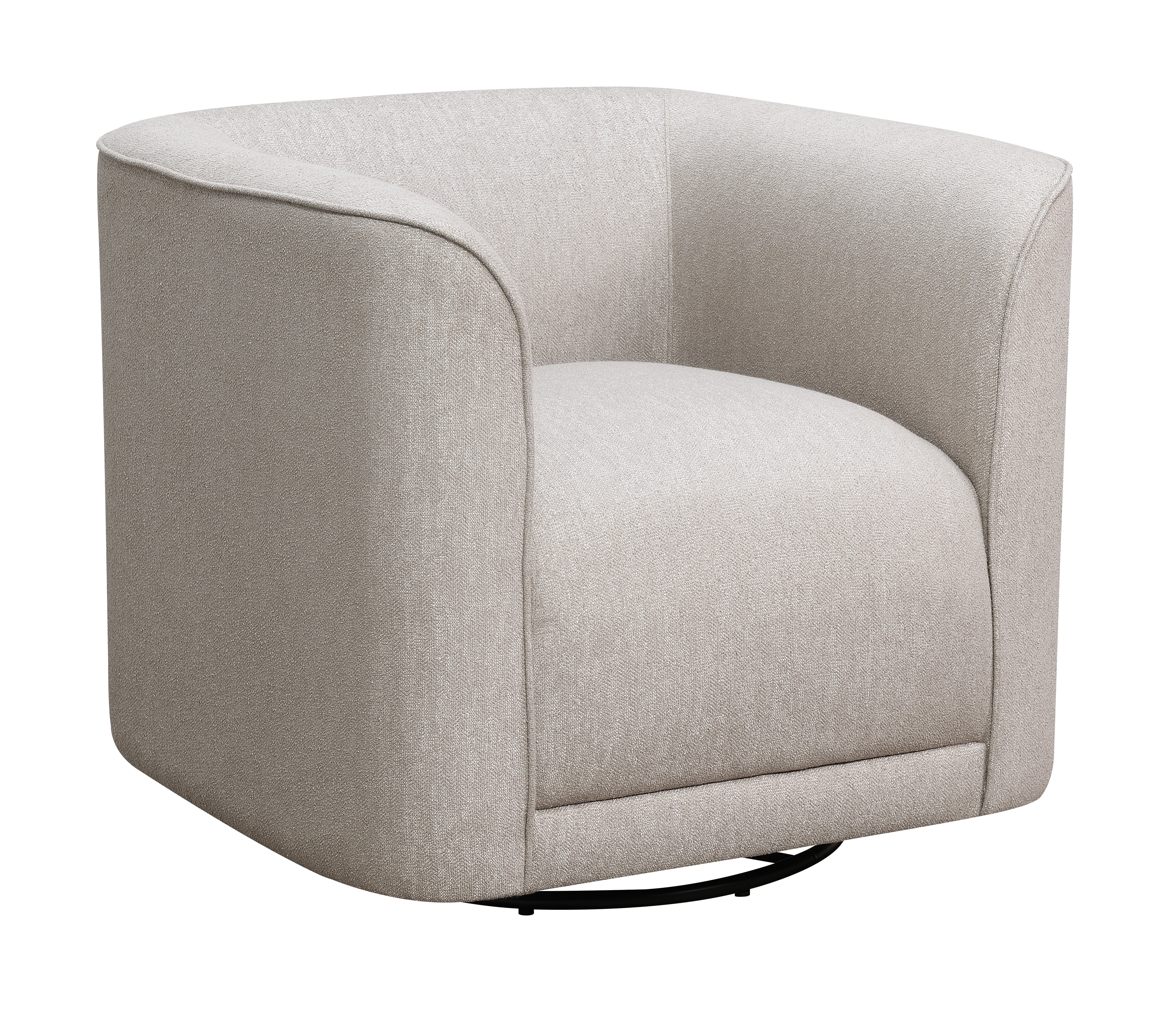 Artum Hill Hera Sand 33" Swivel Accent Chair - Walmart.com