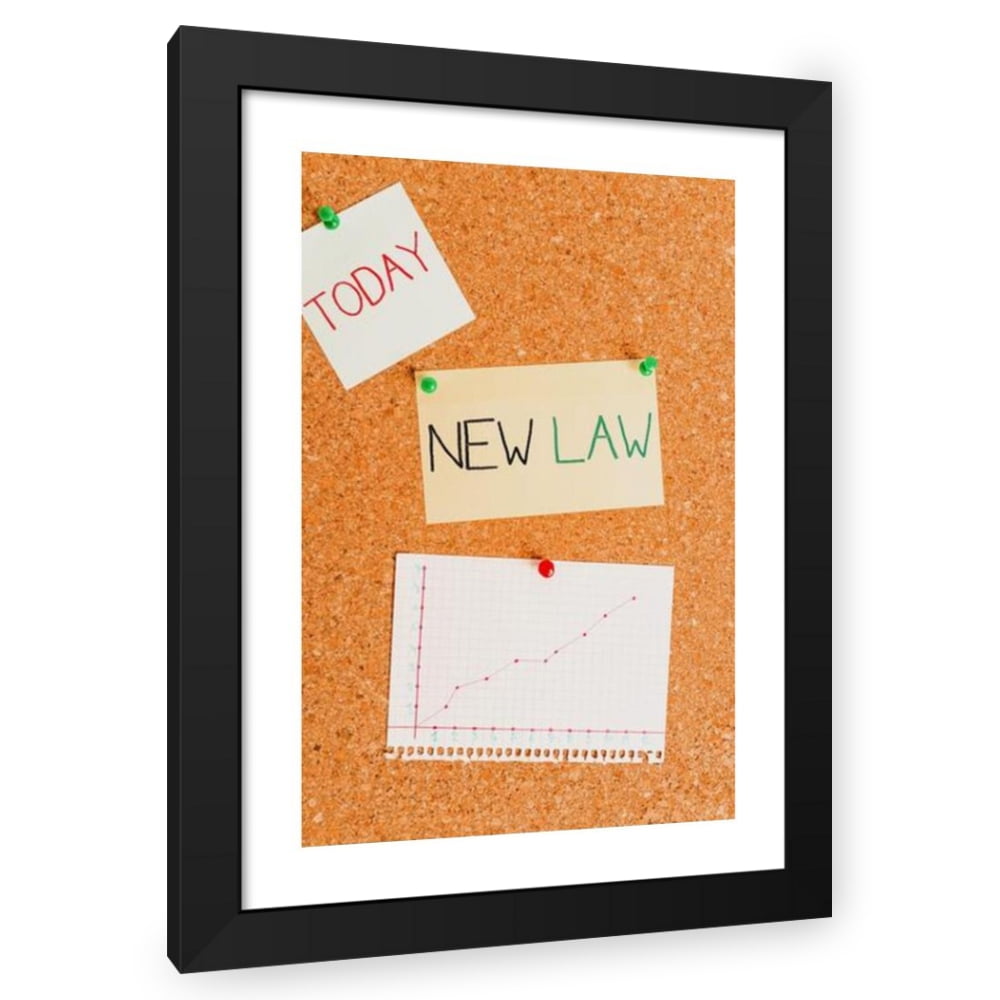 Artur Szczybylo 9x14 Black Modern Wood Framed Wall Art Titled - Text ...