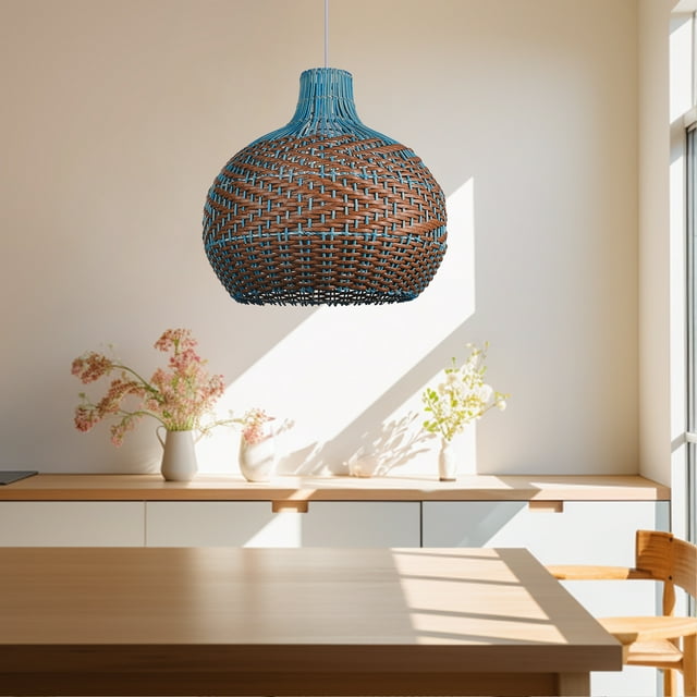 Arturesthome Handmade Kitchen Island Rattan Pendant Light Restaurant ...