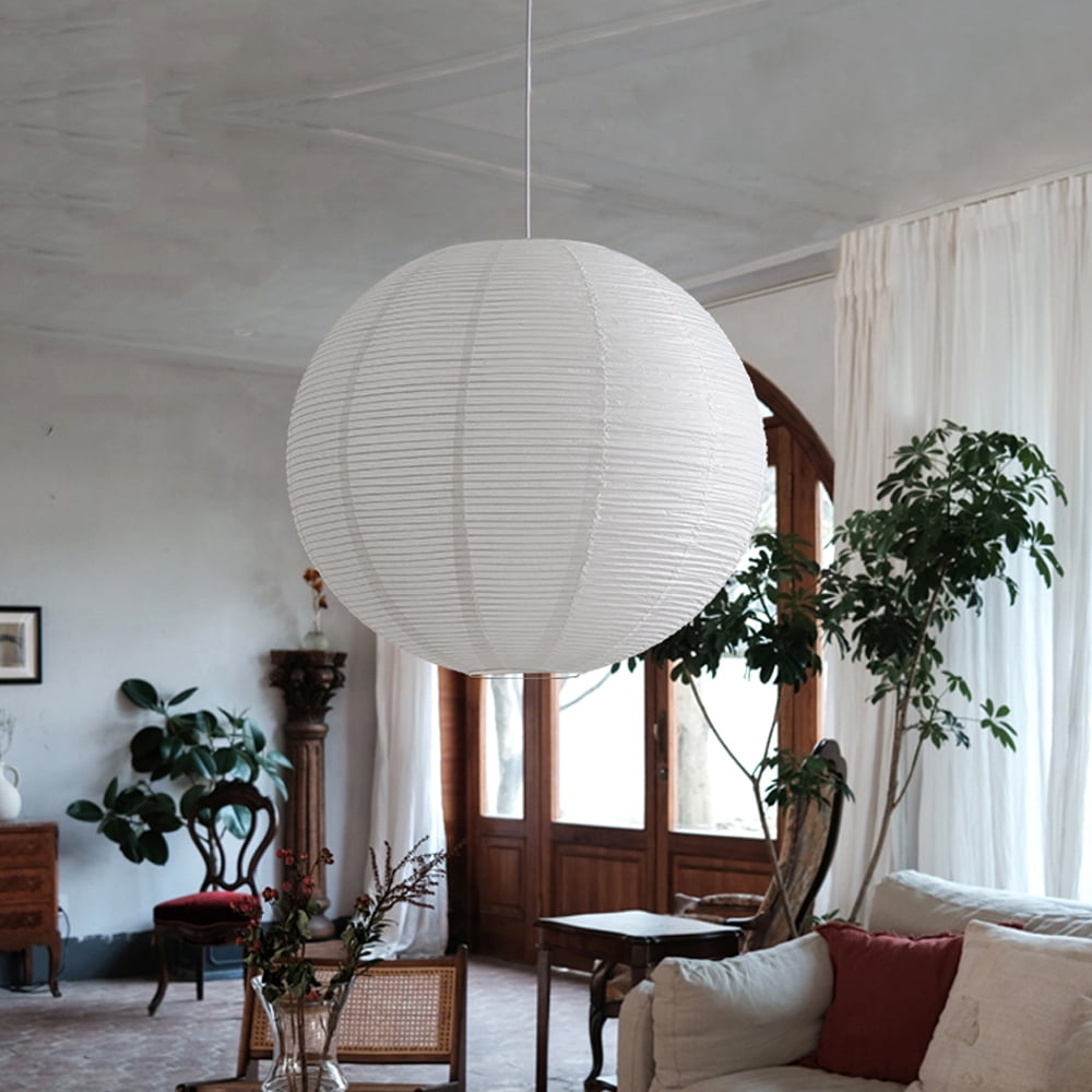 Arturesthome Japanese Simple Wabi-Sabi Ball Chandelier Inspired Paper ...