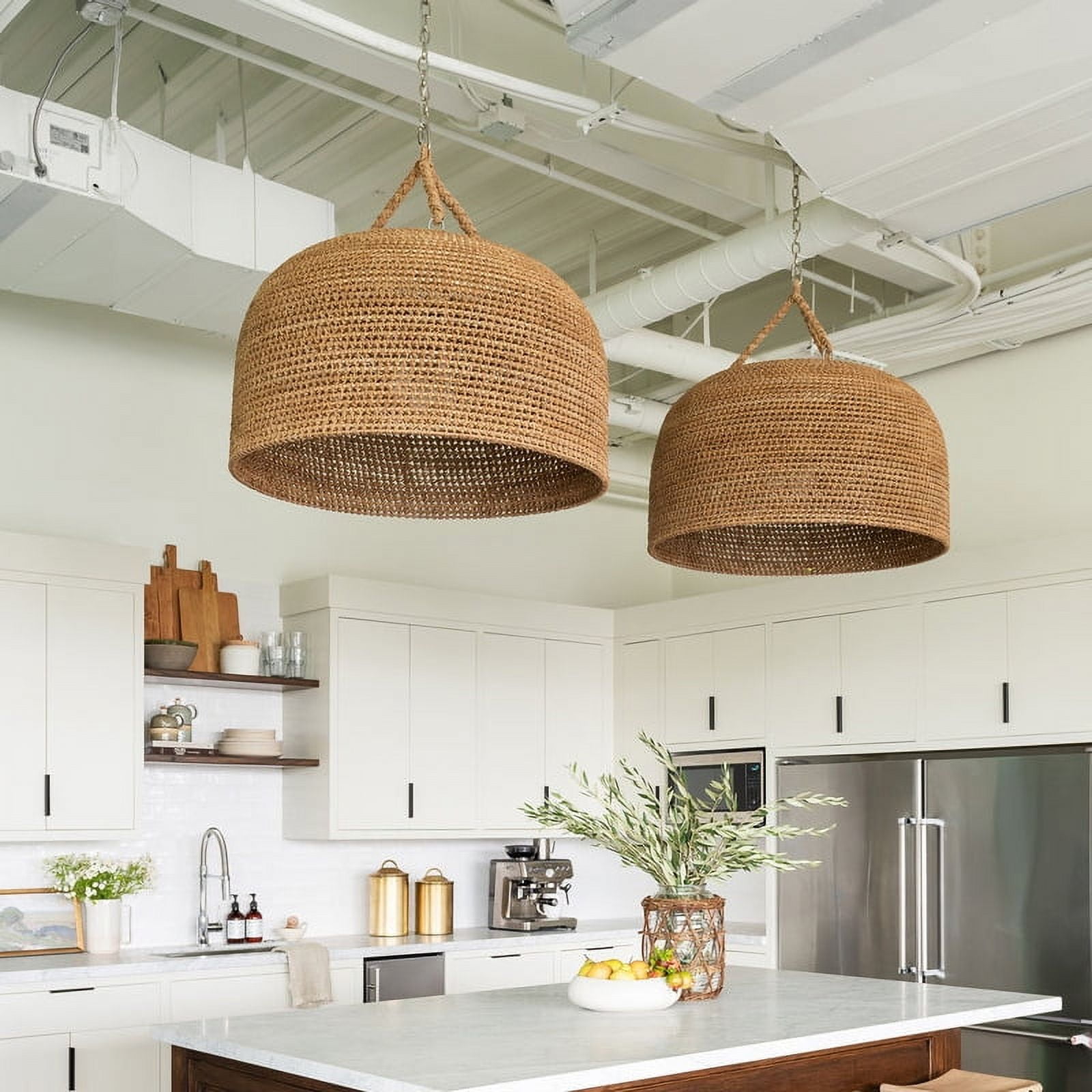 Arturesthome Japanese Wabi-sabi Restaurant Rope Pendant Light - Walmart.com
