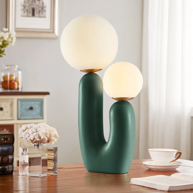 Arturesthome Modern Bedside Table Lamp, Night Home Art Glass Lamps for ...