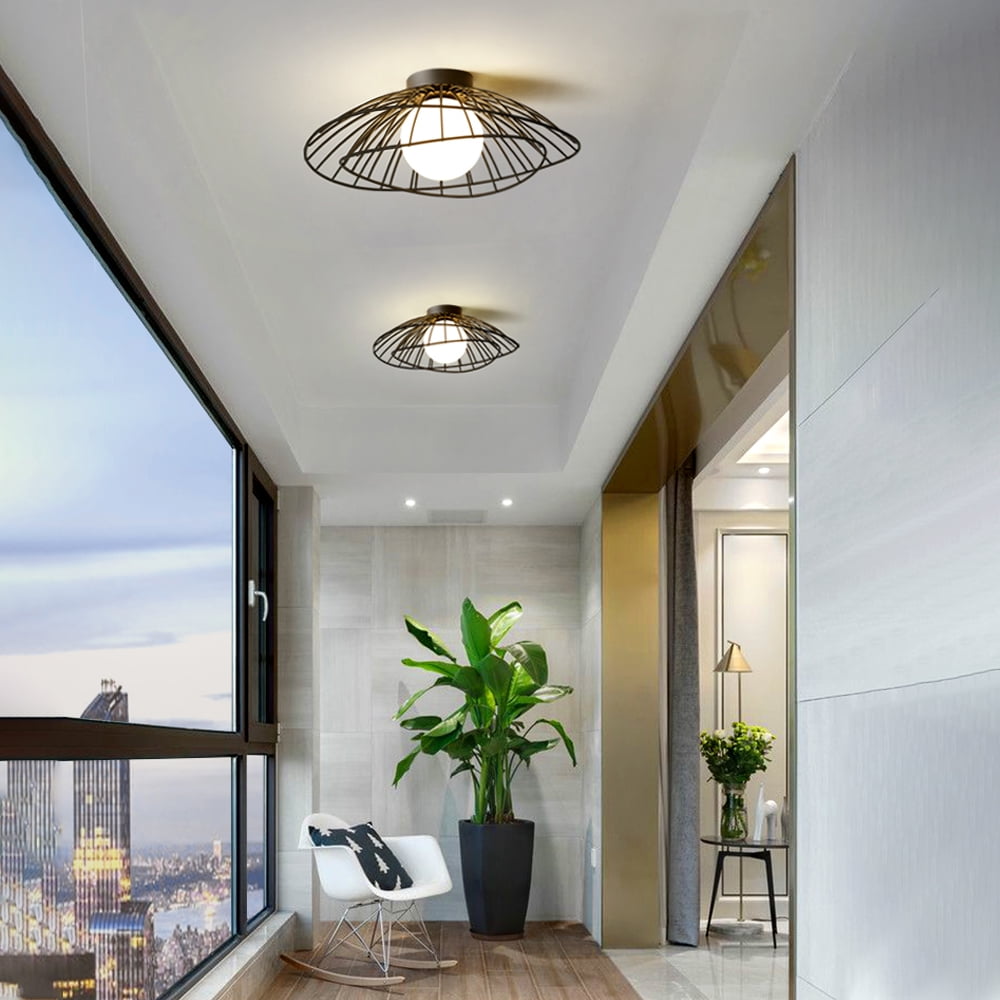 Arturesthome Nordic Balcony Metal Ceiling Lamp Luxury Corridor Flush ...