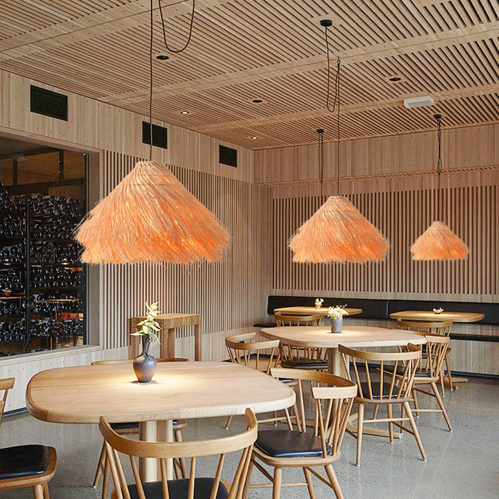 Arturesthome Southeast Asian Rattan Hanging Light Wabi-sabi Style ...