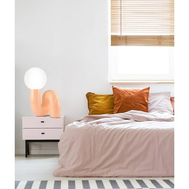 Arturesthome Modern Bedside Table Lamp, Night Home Art Glass Lamps for ...