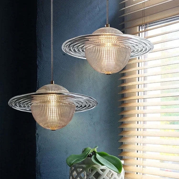 Arturesthome Vintage Glass Planet Pendant Light - Walmart.com
