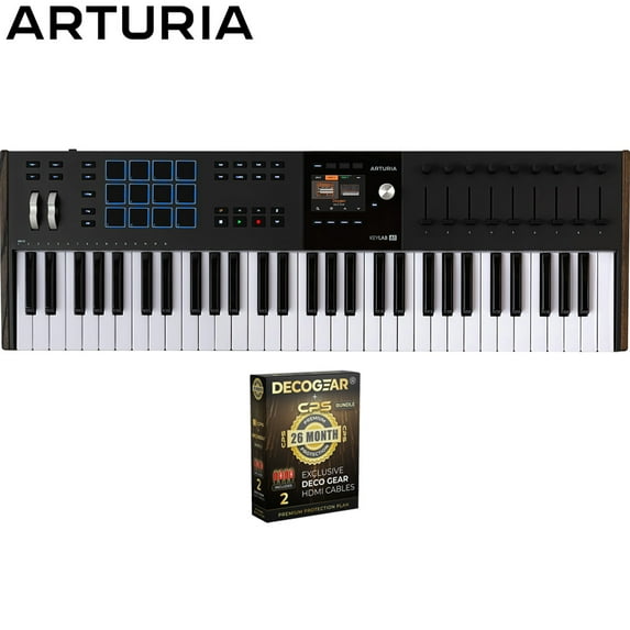 Arturia 231632 KeyLab 61 mk3 61-Key USB MIDI Controller Keyboard Black ...