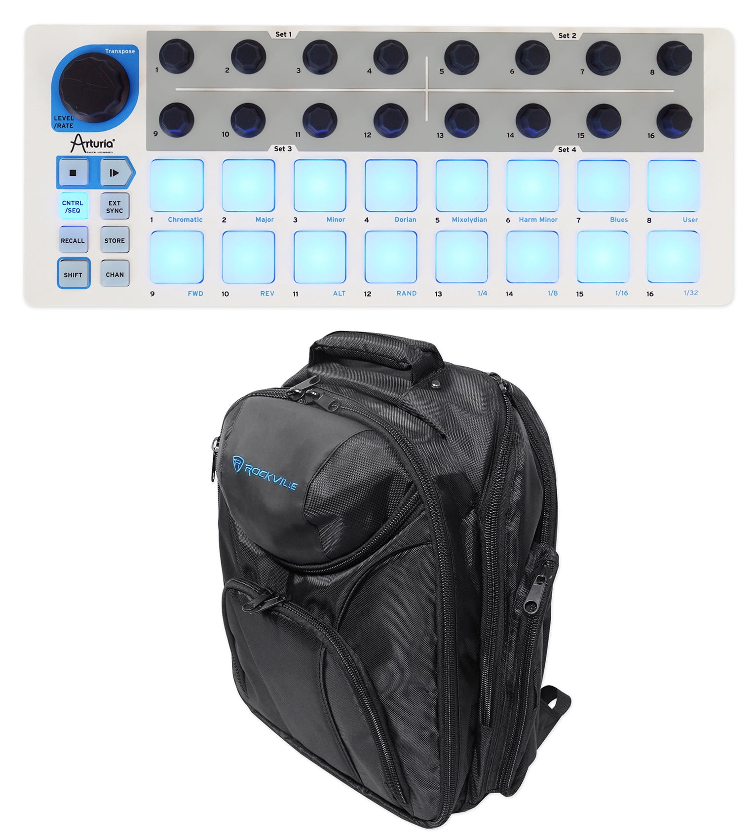 Arturia BeatStep Analog Sequencer Midi USB DJ Recording Pad Controller ...