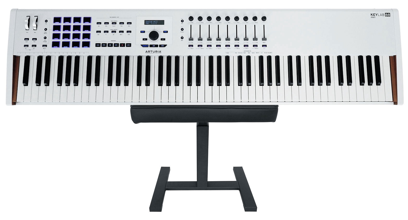 Arturia KeyLab 88-Key MkII USB MIDI White Keyboard Controller+Air Lift ...