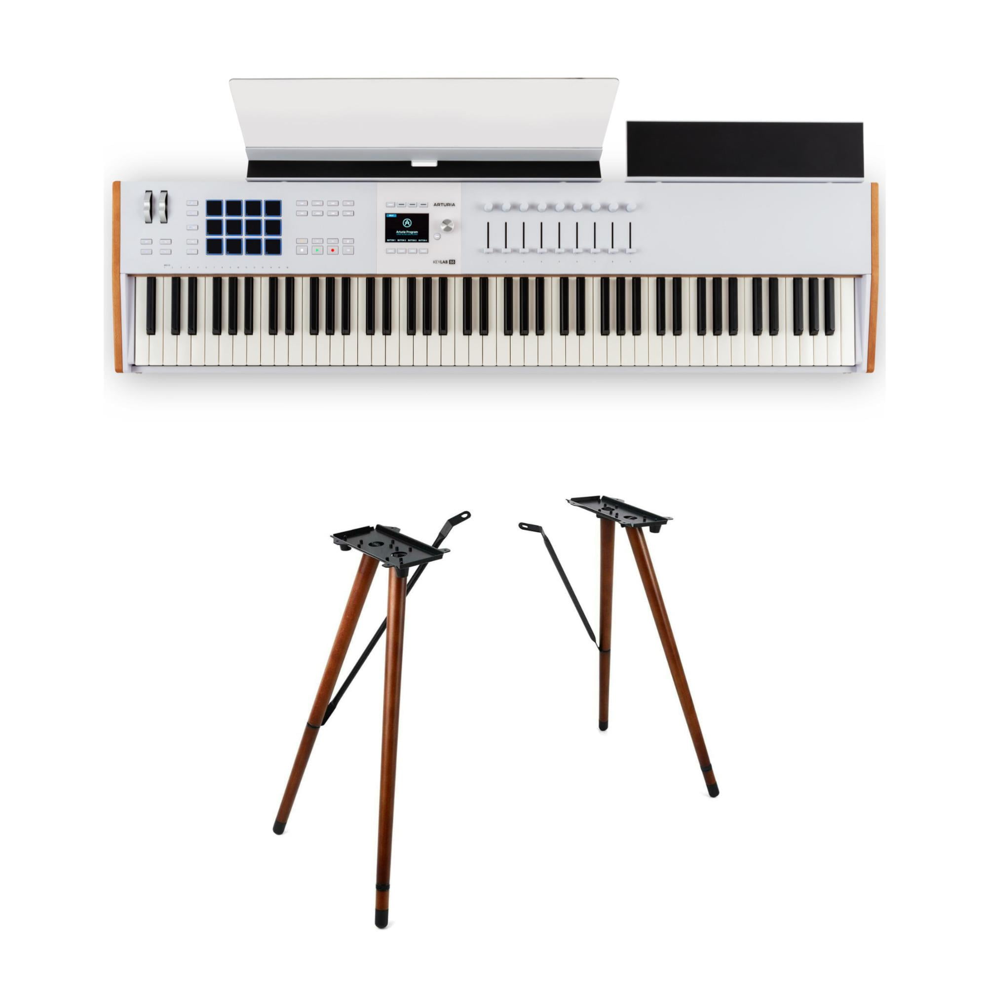 Arturia KeyLab 88 mk3 88-Key Weighted Hammer-Action Keyboard Controller ...