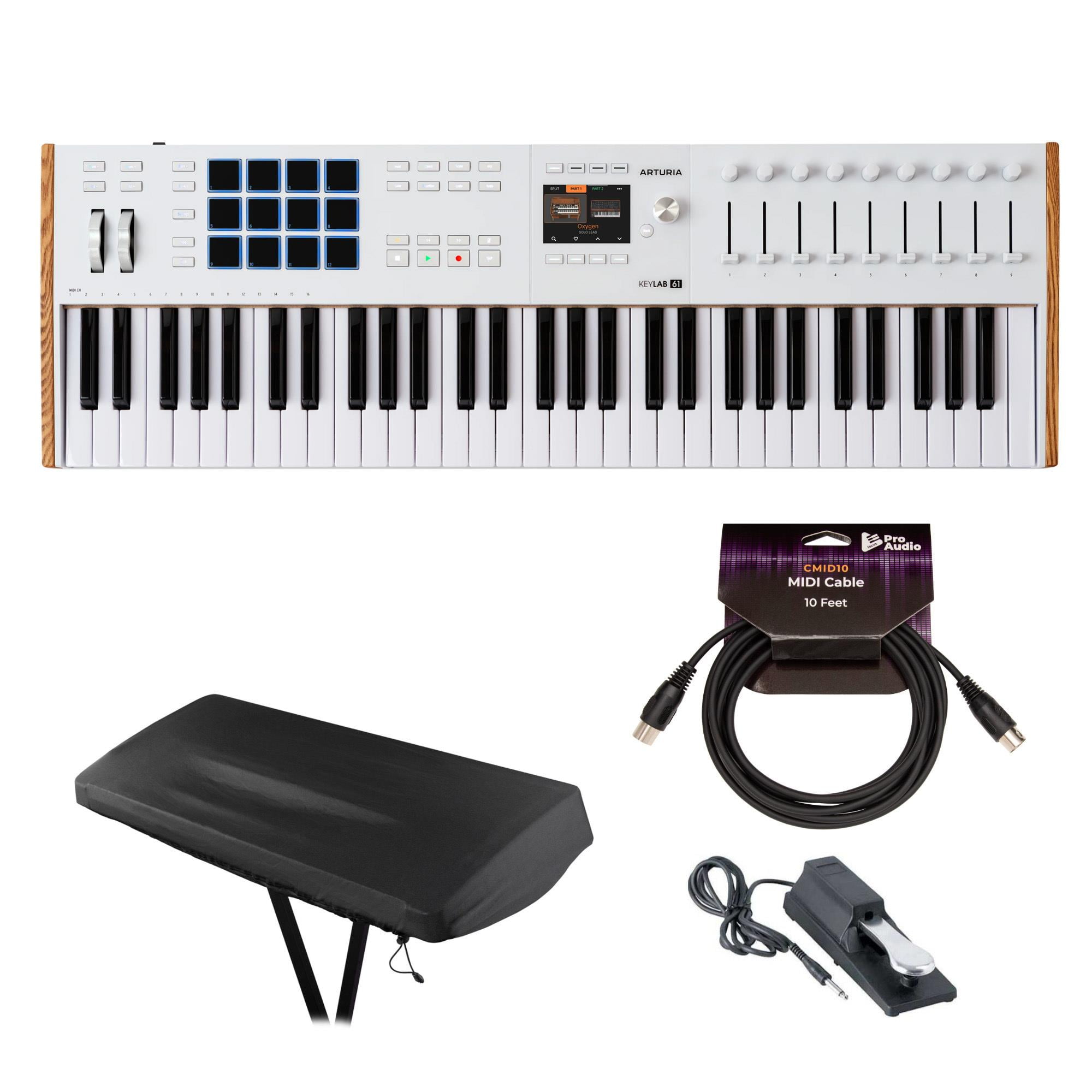 Arturia KeyLab Mk3 61 Keyboard MIDI Controller with DAW Integration and ...