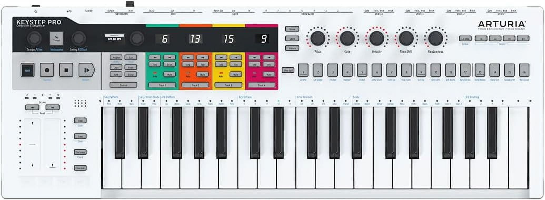 Arturia - Keystep Pro - All-in-One Performance MIDI Controller ...